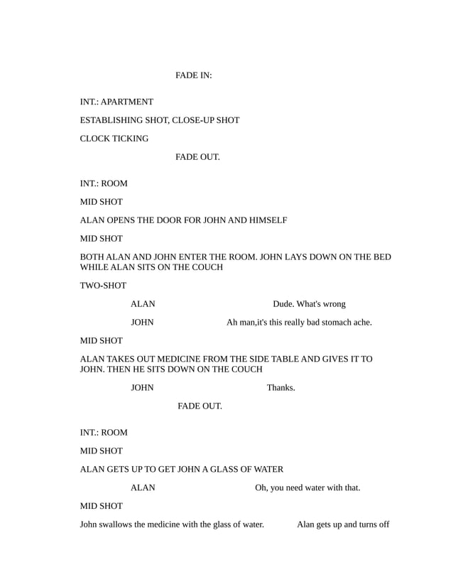 Movie screenplay | PDF