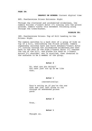 Movie script | PDF