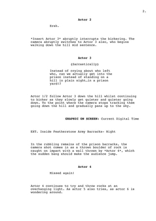 Movie script | PDF