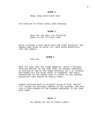 Movie script | PDF