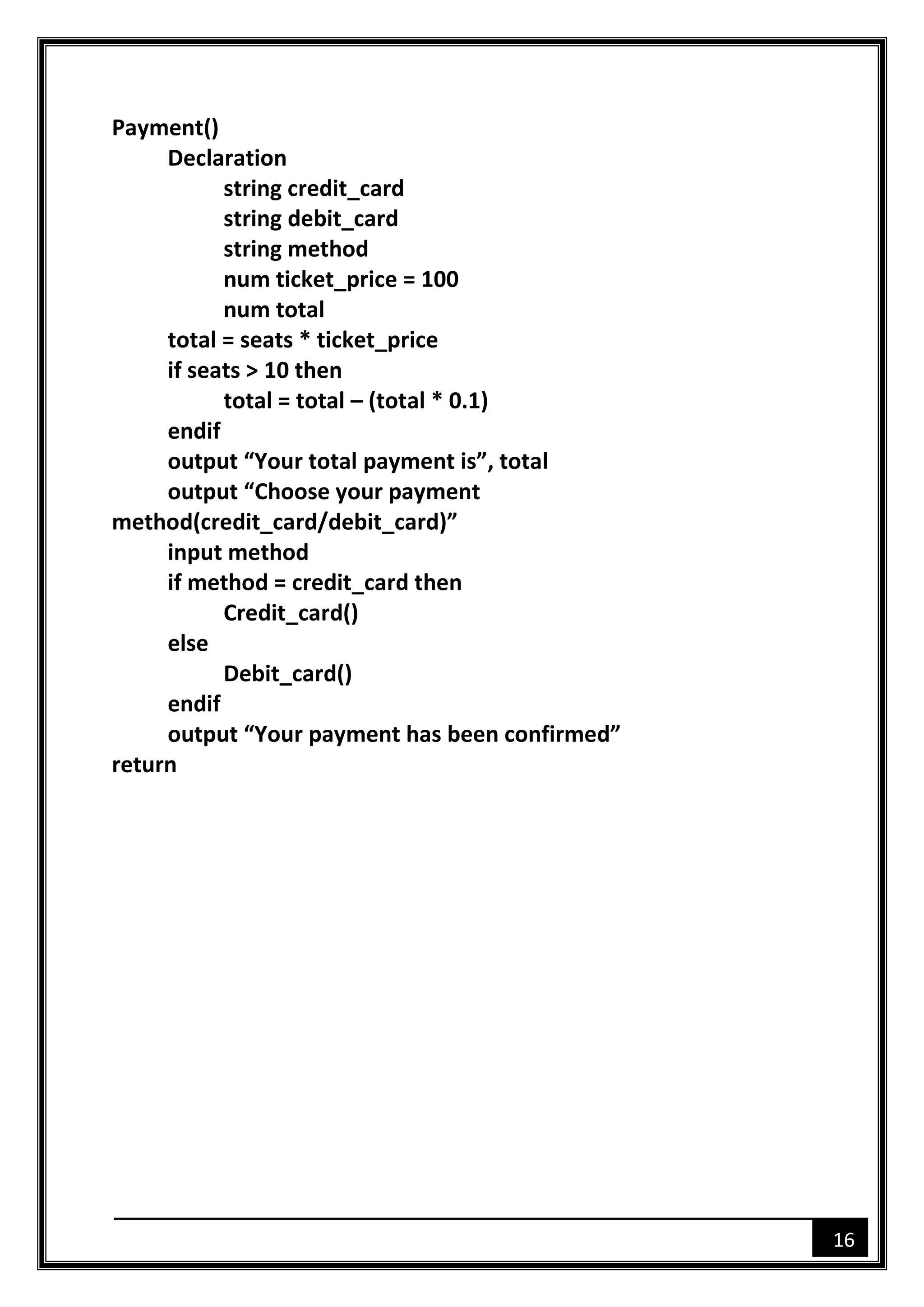 Movie ticket booking | PDF
