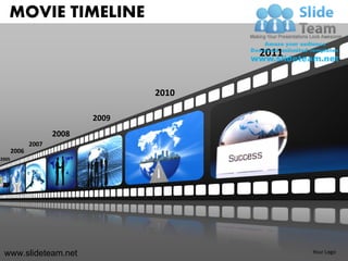Movie timeline powerpoint ppt templates. | PDF
