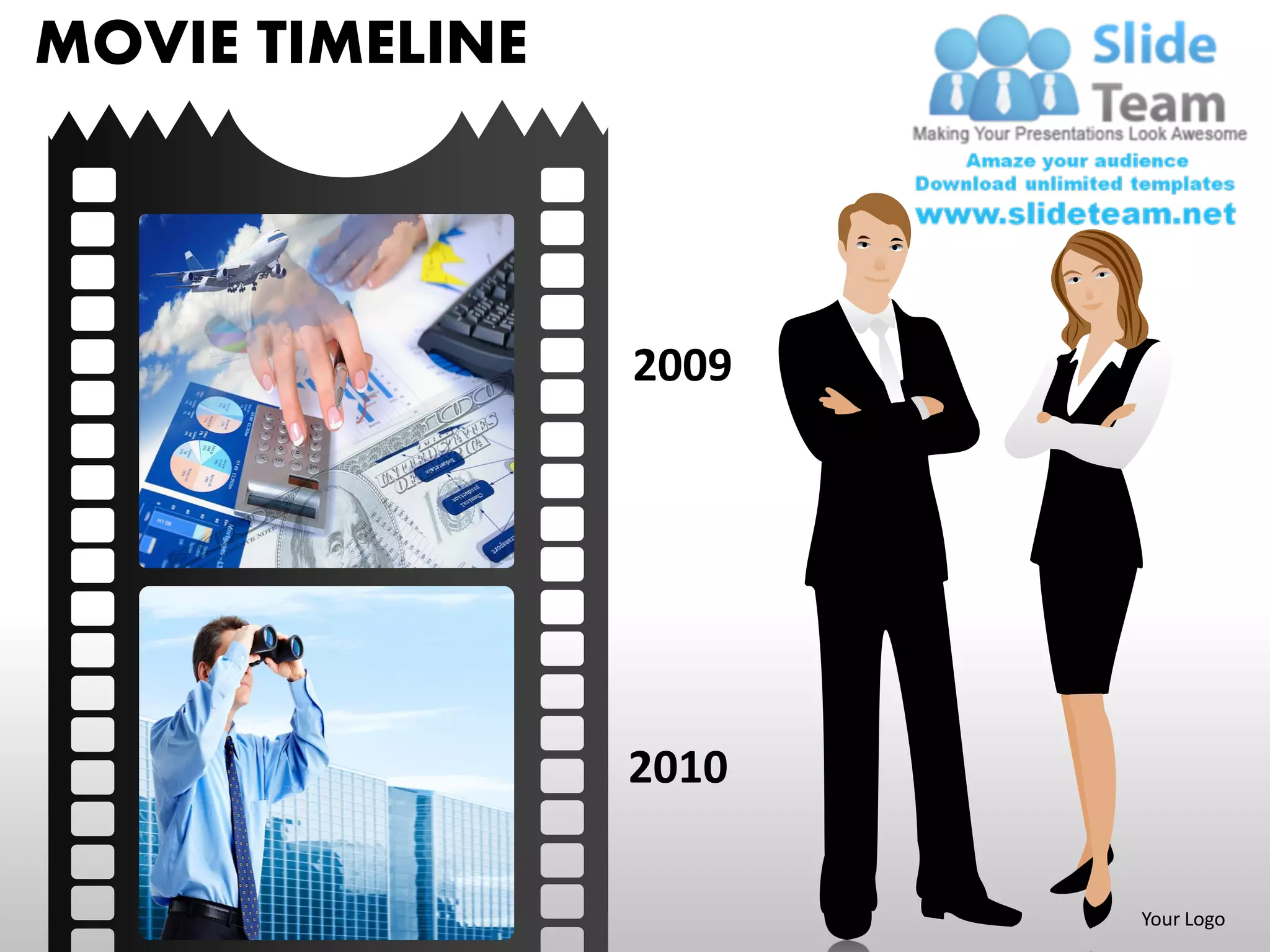 Movie timeline powerpoint presentation slides ppt templates | PDF