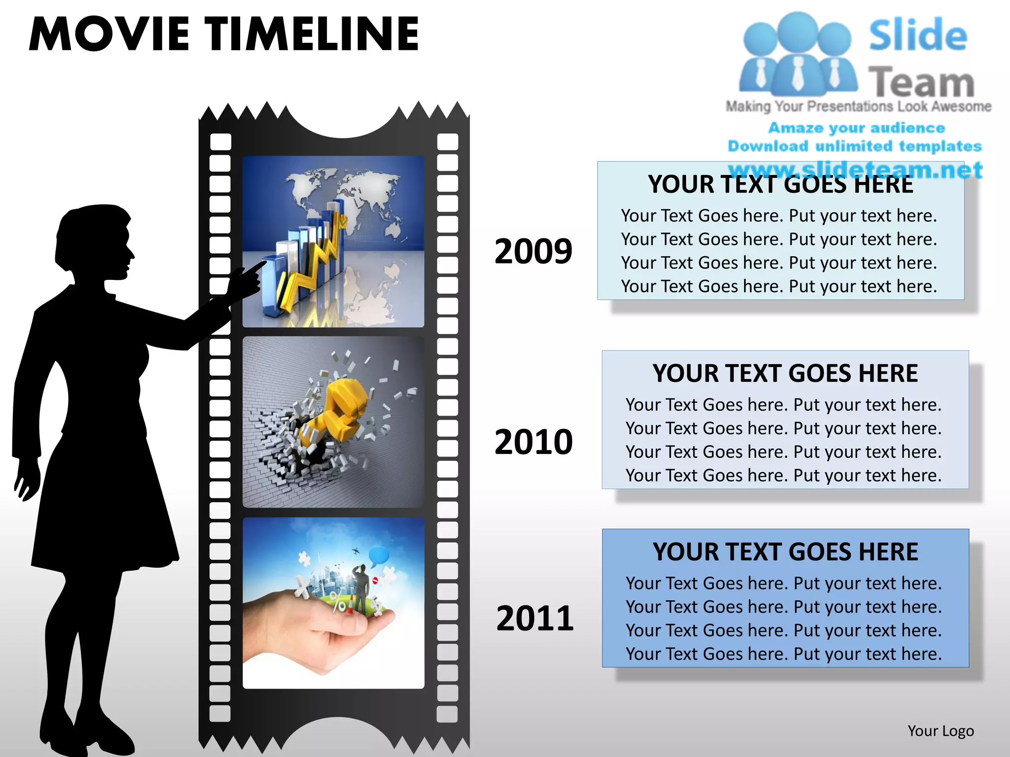 Movie timeline powerpoint presentation slides ppt templates | PDF