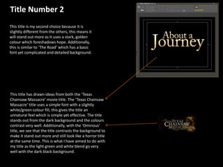 Movie title ideas | PPTX