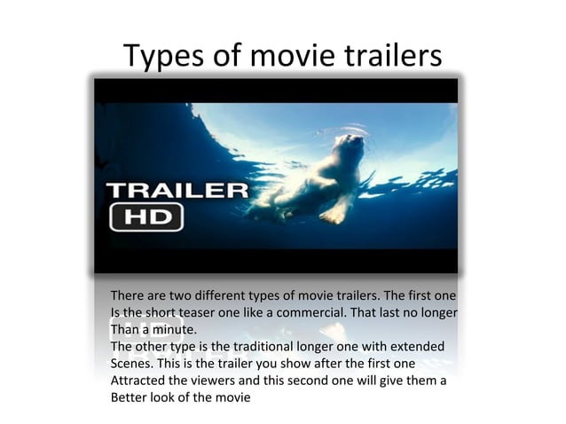 Movie Trailers | PPT