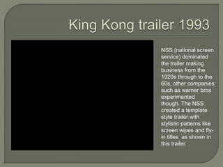 Movie trailers | PPTX