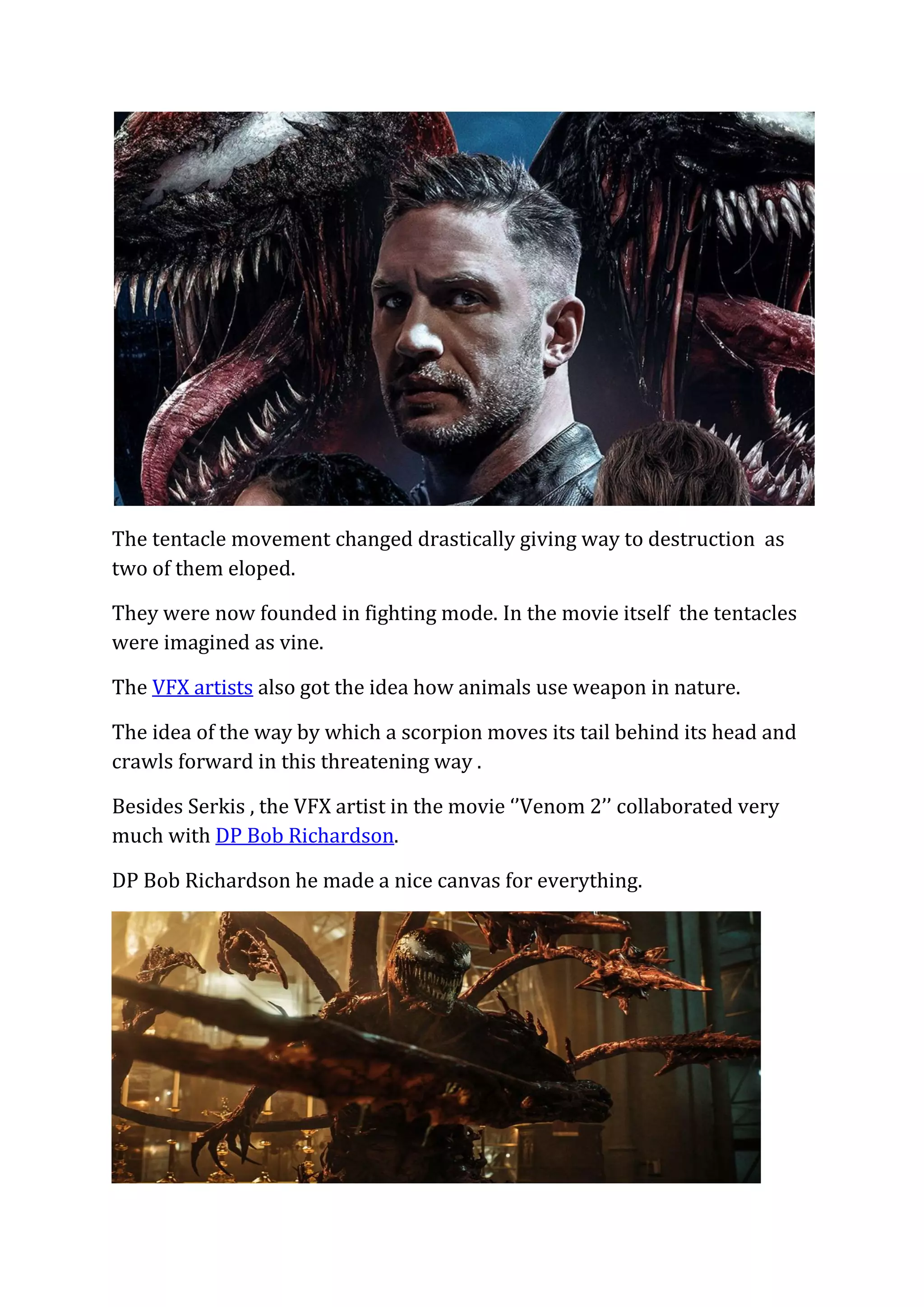 MOVIE VENOM AMAZING USE OF VFX | PDF