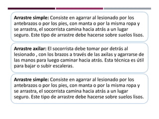 MOVILIZACION Y TRANSPORTE EN PRIMEROS AUXILIOS pptx.pdf