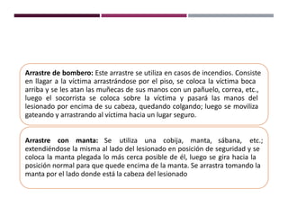 MOVILIZACION Y TRANSPORTE EN PRIMEROS AUXILIOS pptx.pdf