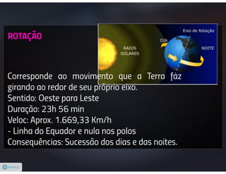 Movimentos da terra... | PPT