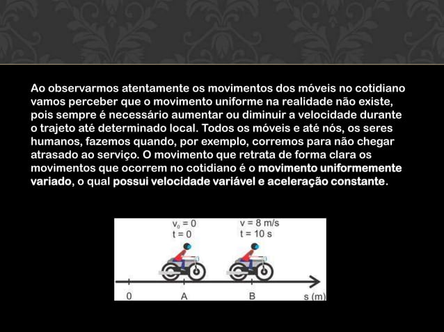 Movimento uniforme | PPT