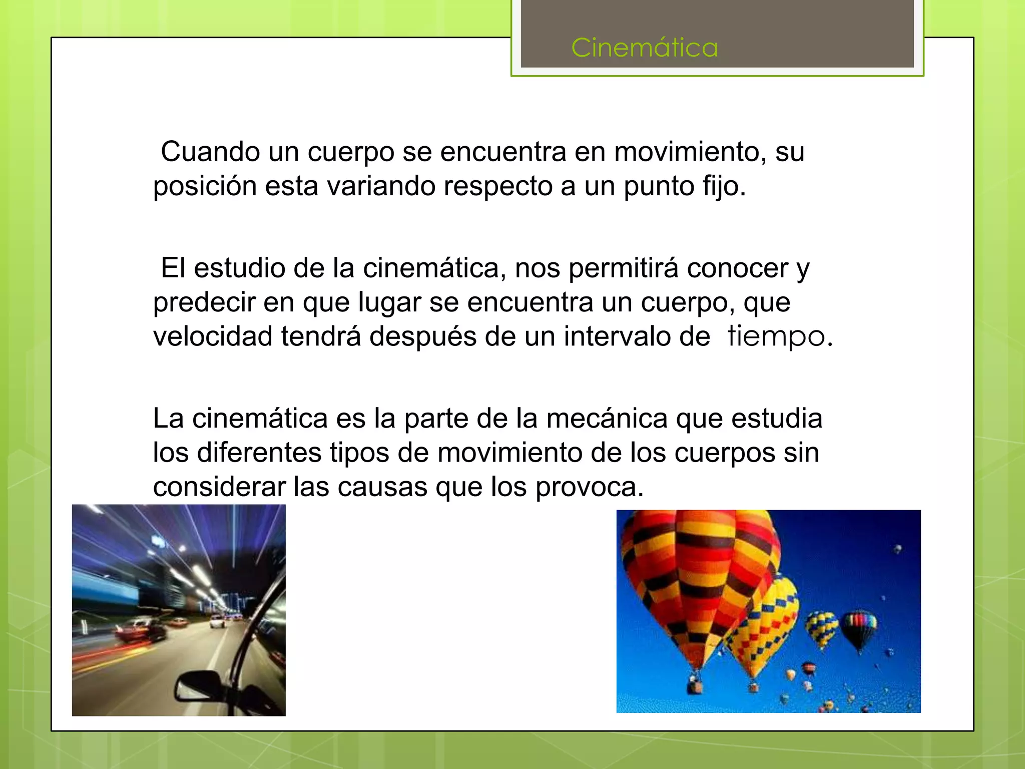 Movimiento rectilineo | PPTX