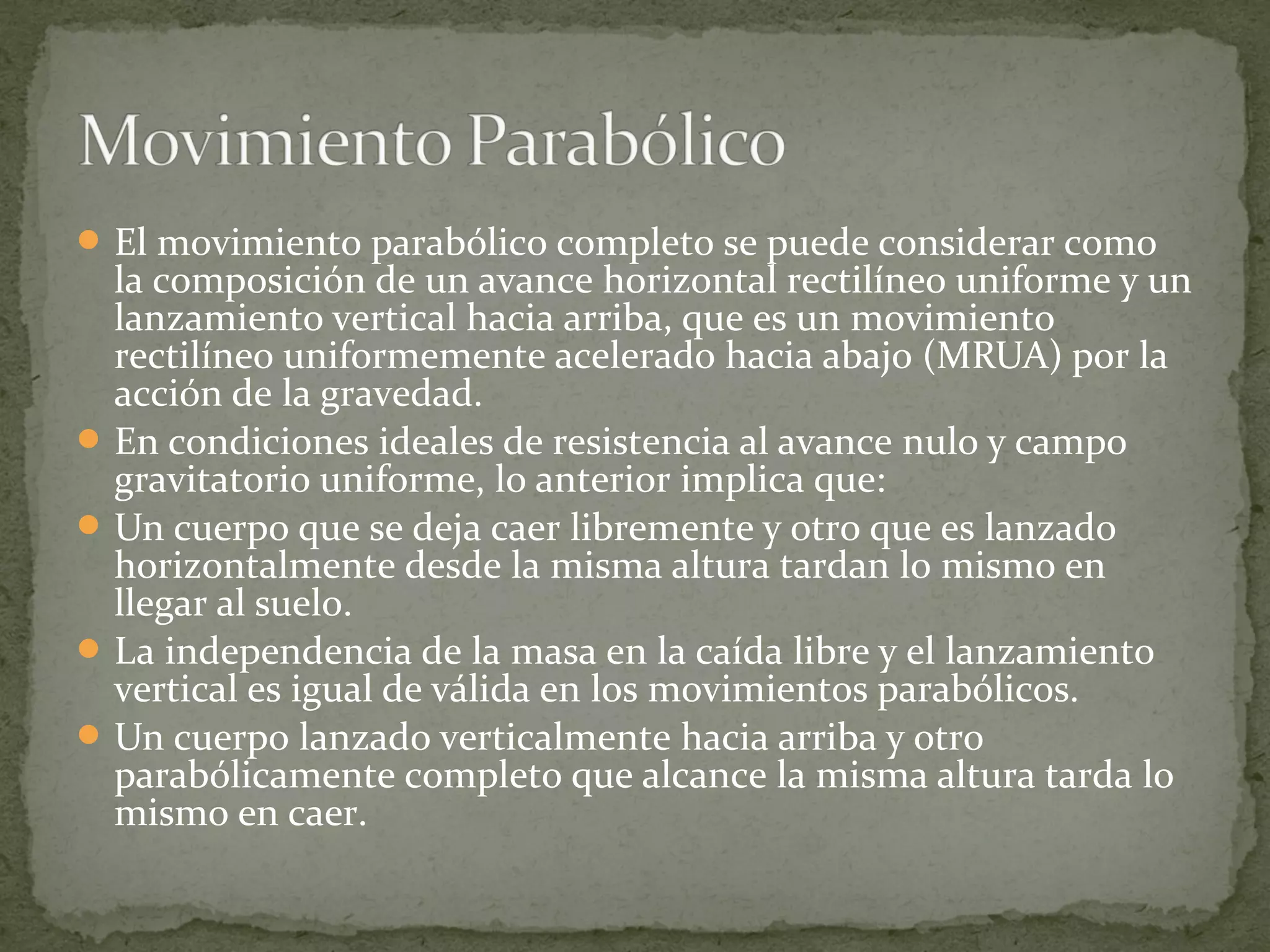 Movimiento parabolico-y-semiparabolico | PPT