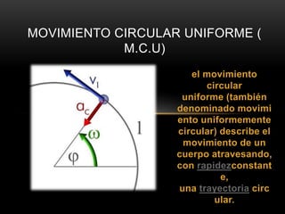 Movimiento circular | PPT