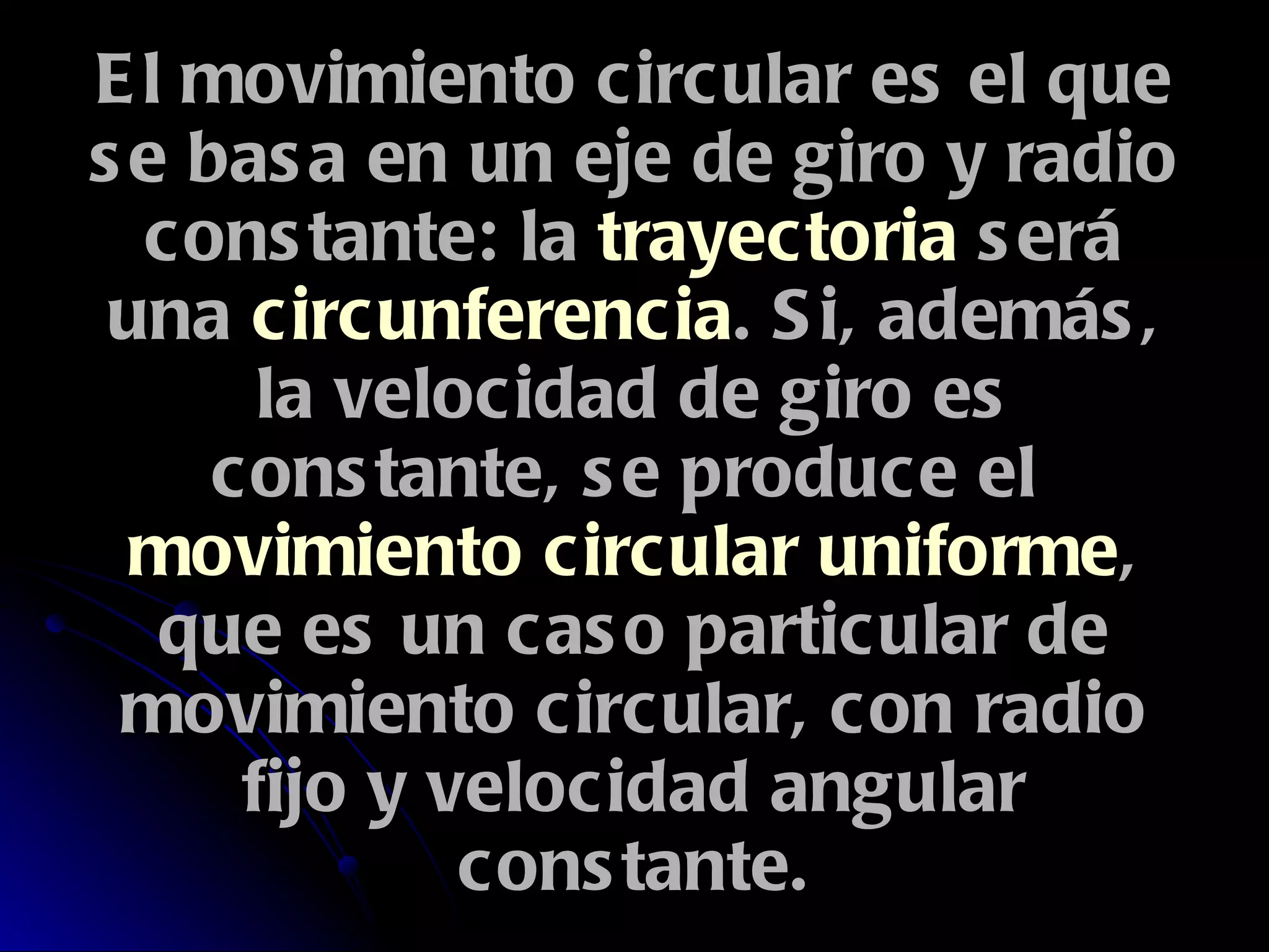 Movimiento circular 1 | PPT | Physics | Science