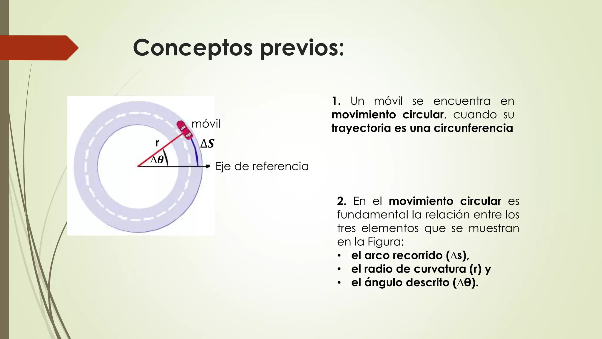 Movimiento circular uniforme | PPTX