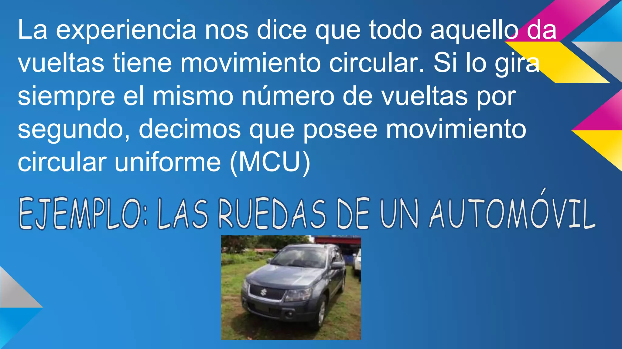 Movimiento circular uniforme (mcu) | PPT