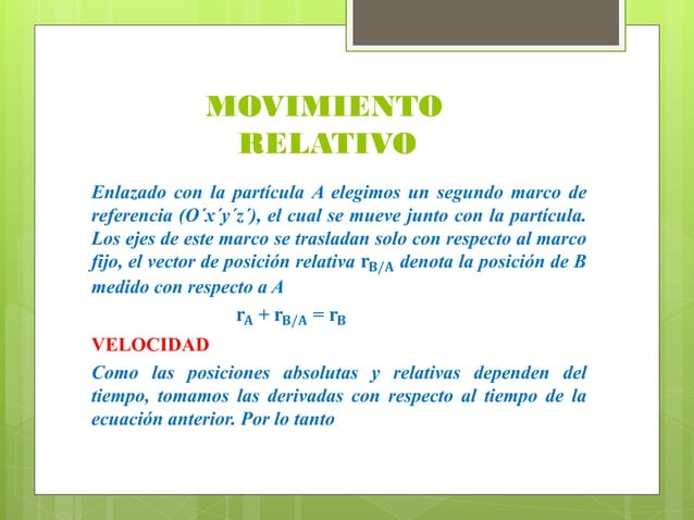 Movimiento dependientes y relativo | PDF | Physics | Science