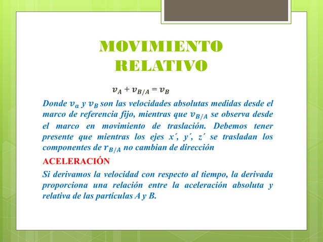 Movimiento dependientes y relativo | PDF | Physics | Science