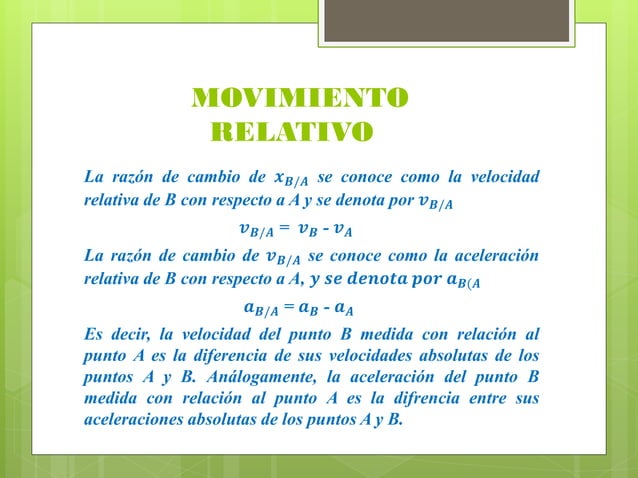 Movimiento dependientes y relativo | PDF | Physics | Science