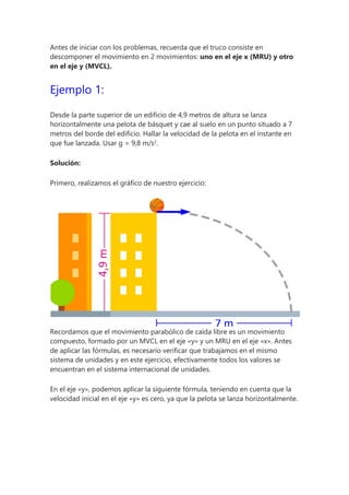 Movimiento parabólico Movimiento parabólico | PDF
