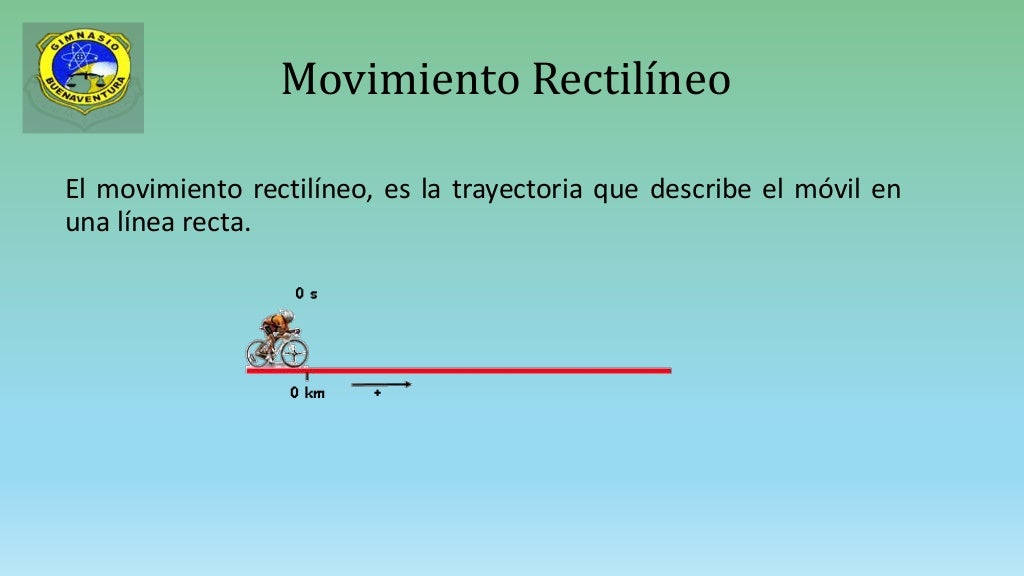 Movimiento rectilíneo