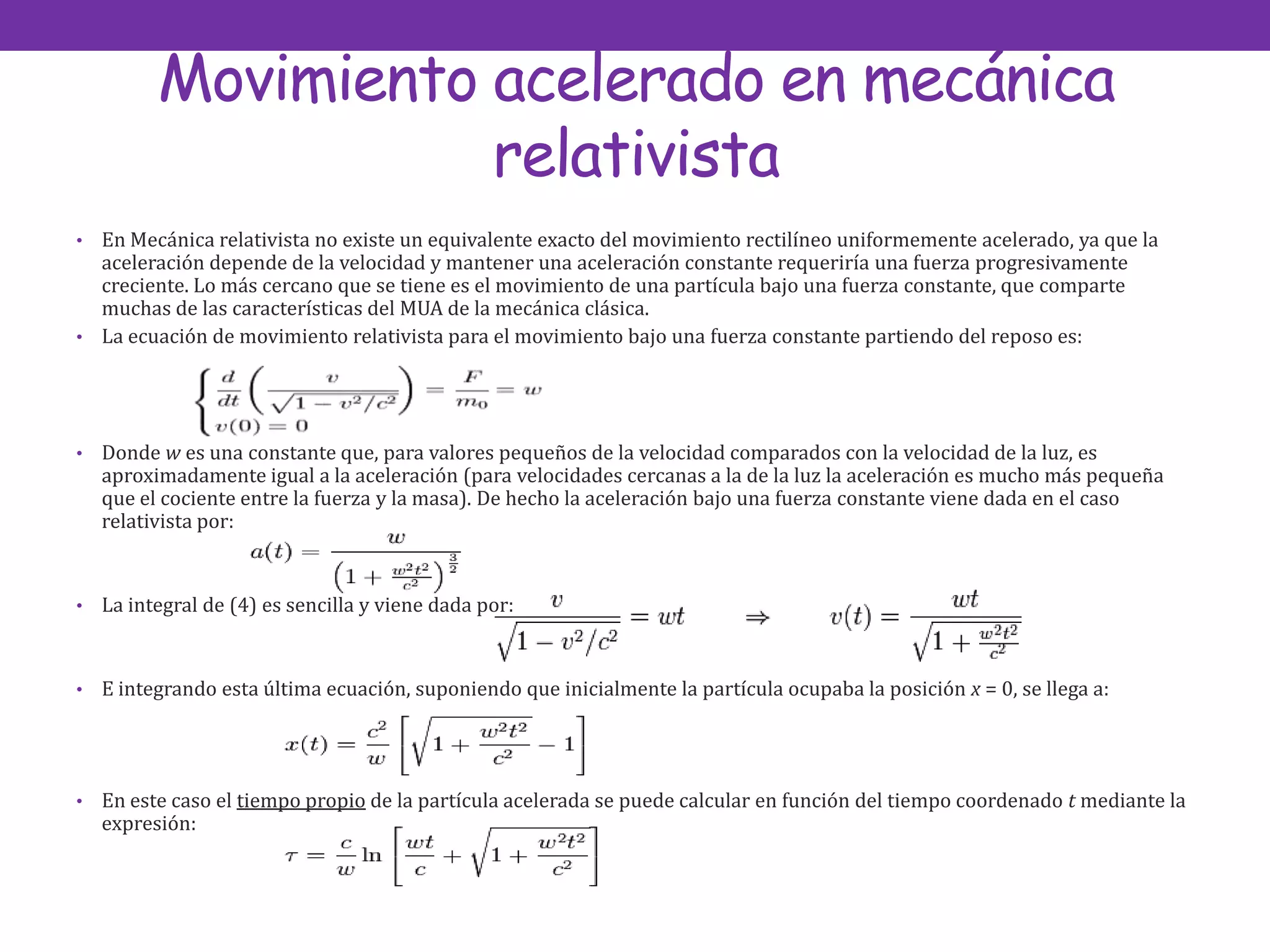 Movimiento rectilíneo uniformemente acelerado | PPT