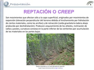 Movimientos de ladera | PPTX