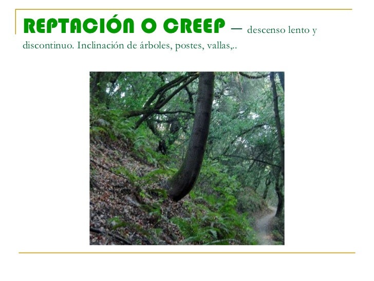 Ciencias de la Tierra: Movimientos de ladera