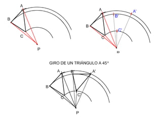 Movimientos en el plano: giro | PPT