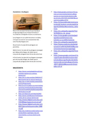 Movimientos tectonicos | PDF