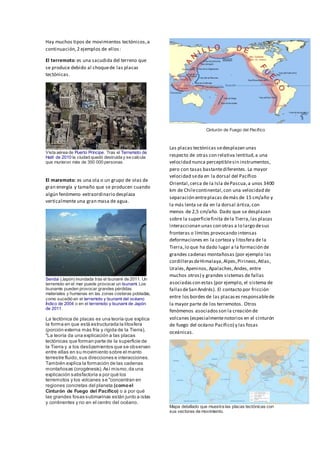 Movimientos tectonicos | PDF