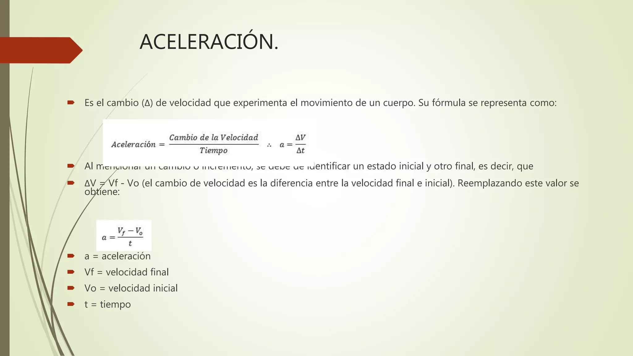 Movimiento uniformemente acelerado (mua) | PPTX