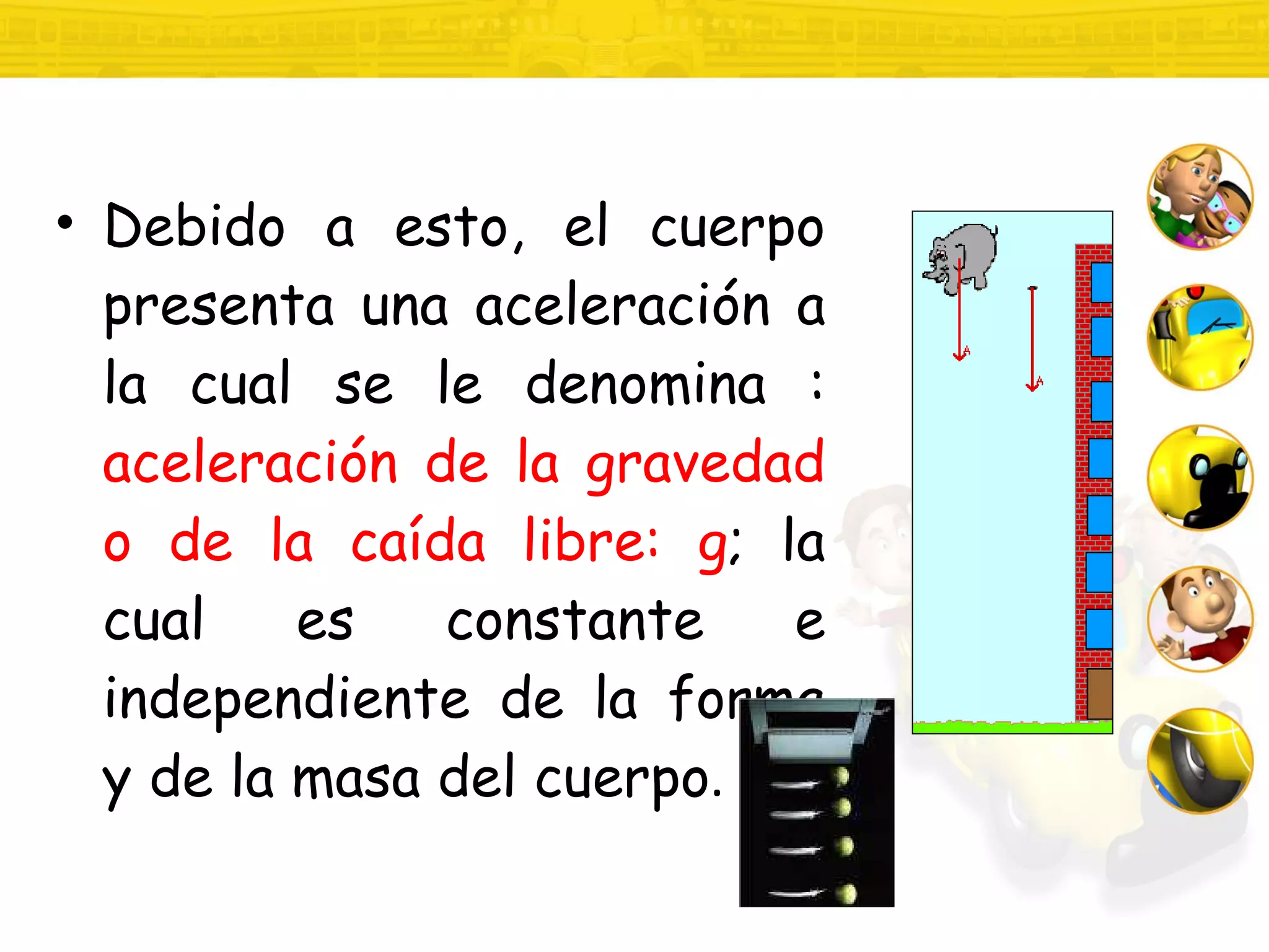 Movimiento vertical de caída libre | PPT