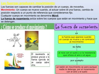 Movimiento y fuerza | PPT