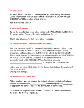 moving-up-script-2015-2016.docx | Graduation | Personal Celebrations ...