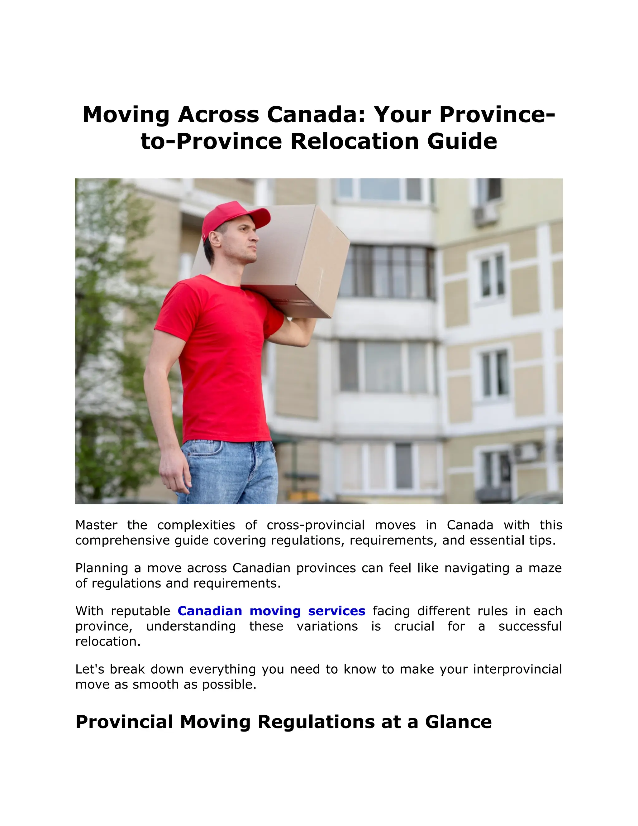Moving Across Canada Your Province-to-Province Relocation Guide.docx