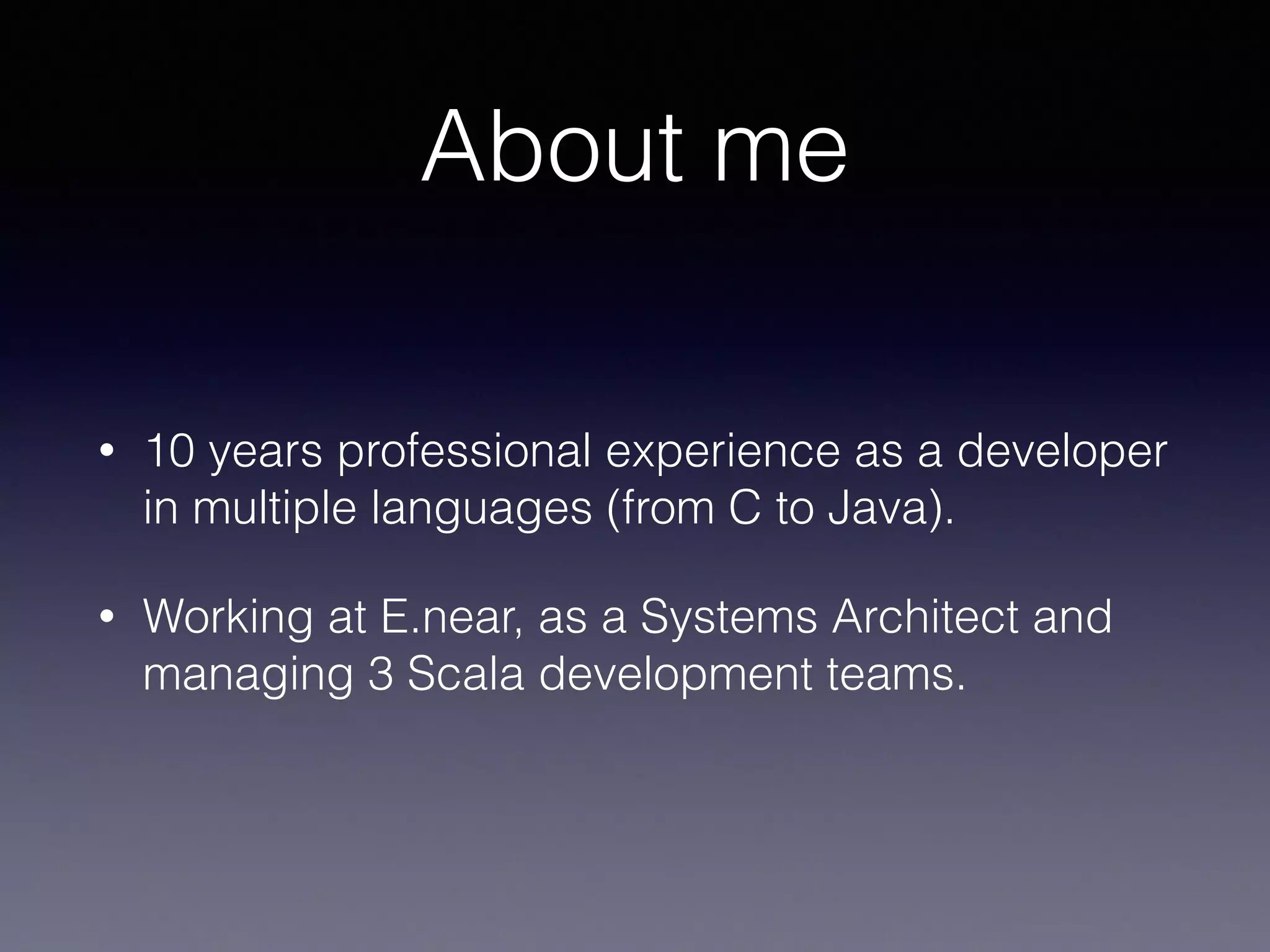 Challenges of moving a java team to scala | PPT