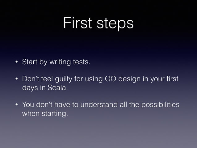 Challenges of moving a java team to scala | PPT