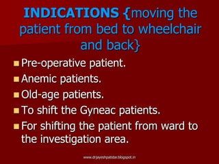 Moving and lifting the patient | PPSX
