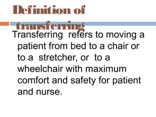 Moving and turning the client in bed | PPT