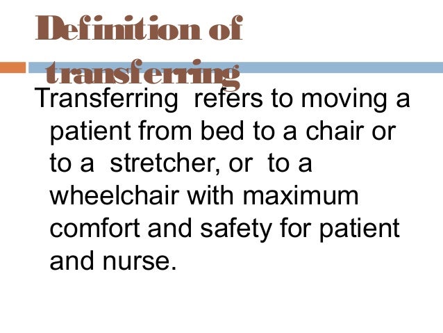 Moving and turning the client in bed