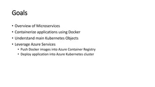 Moving Applications into Azure Kubernetes | PPTX