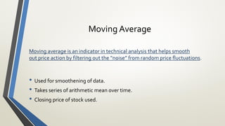 Moving average and Rate of change (ROC) | PDF