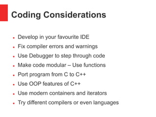 Moving Average Filter in C | PPTX