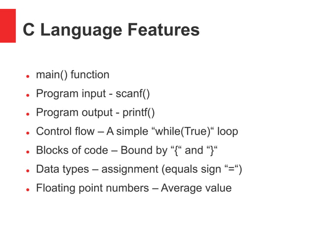 Moving Average Filter in C | PPTX