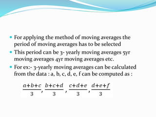 Moving average method maths ppt | PPTX