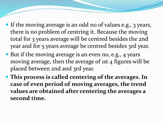 Moving average method maths ppt | PPTX