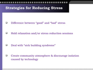 stress management | PPS